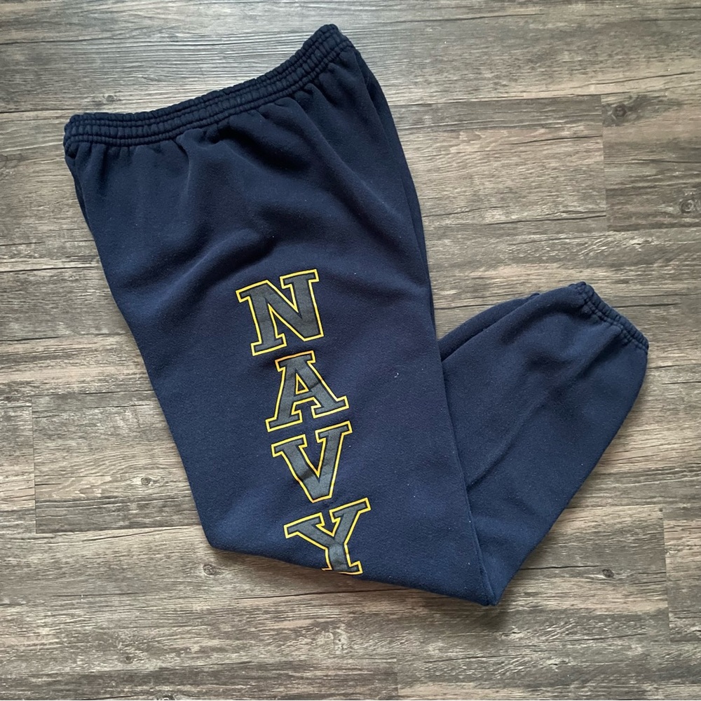 Vintage Us Navy Soffe Military Sweatpants Medium - Gem